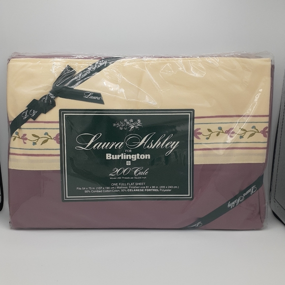 Laura Ashley | Bedding | Vintage Laura Ashley Full Flat Sheet Nwt ...